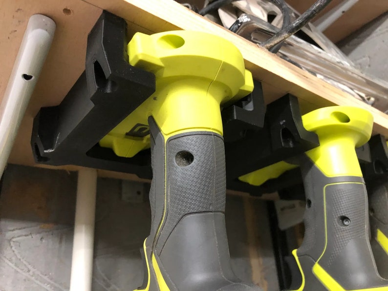 3D Printed Ryobi Tool Hanger | Garage & Workshop Organizer | Power Tool ...