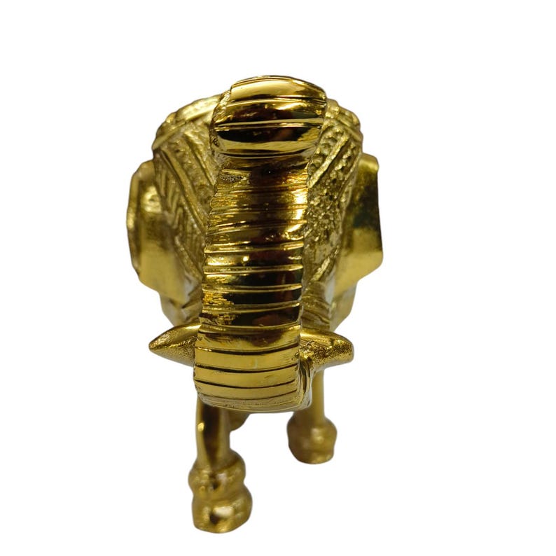 Gold Elephant Statue – Elegant Home Decor Sculpture, Perfect Gift for ...