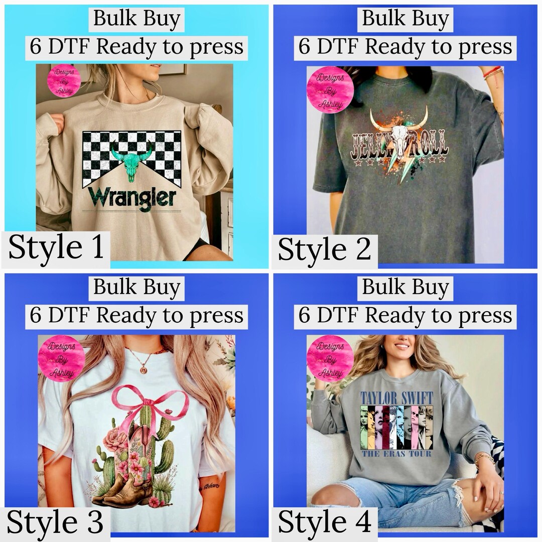 Jelly Roll, Taylor Swift Black Checker DTF Bulk Wholesale - Etsy