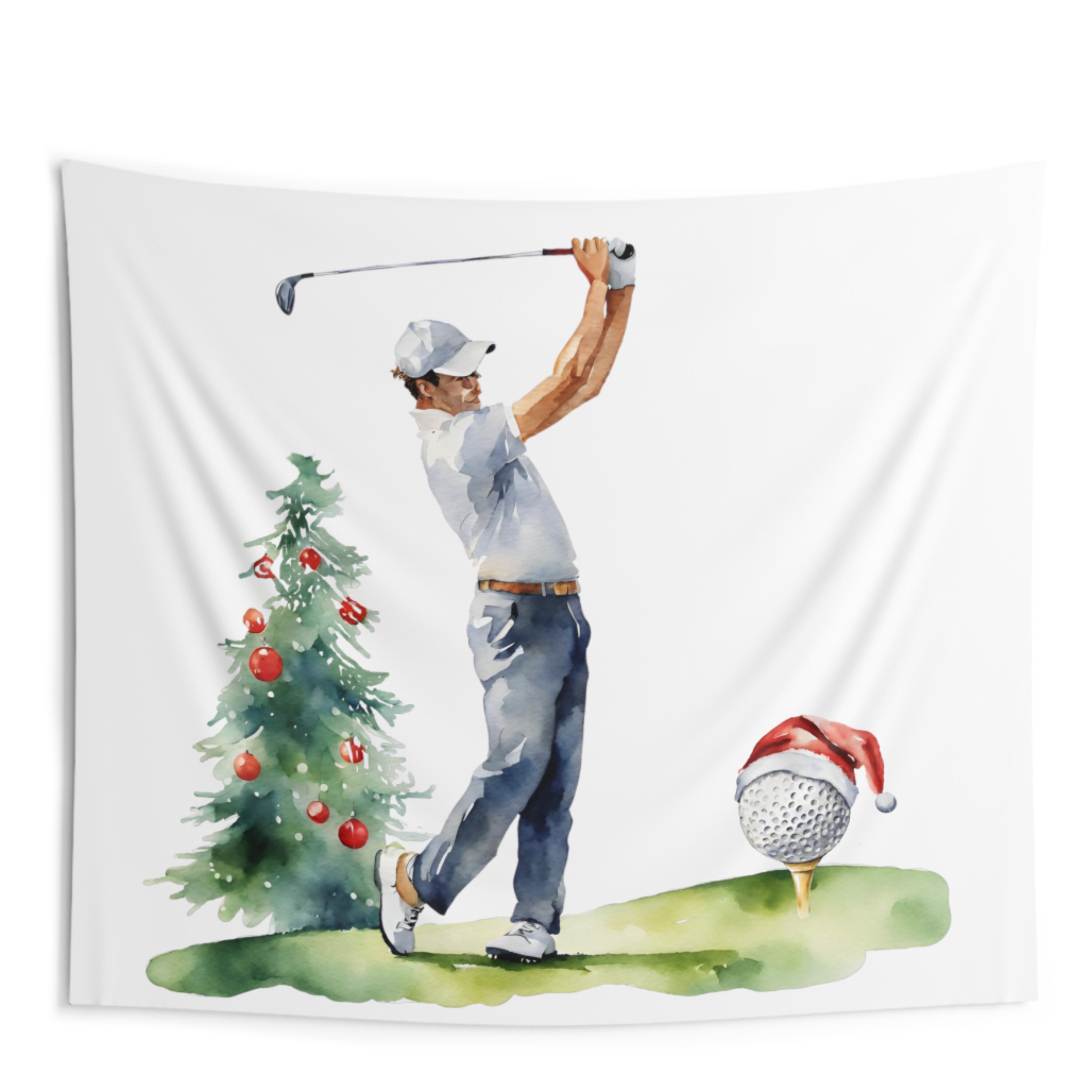 Christmas Golf Clipart Bundle, Golf PNG and Golf SVG, Golf Christmas ...