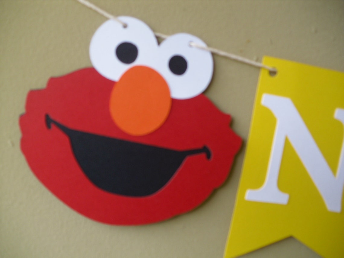 Primary Color Banner, Happy Birthday Banner, Personalized Banner ...