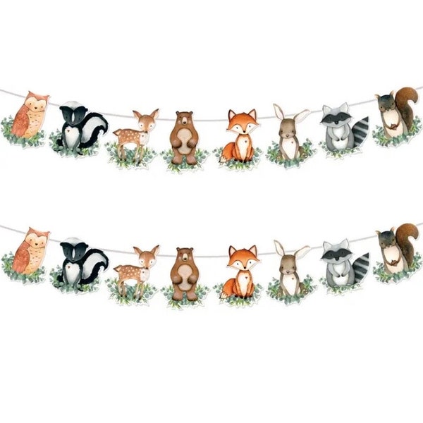 Woodland Banner - Etsy