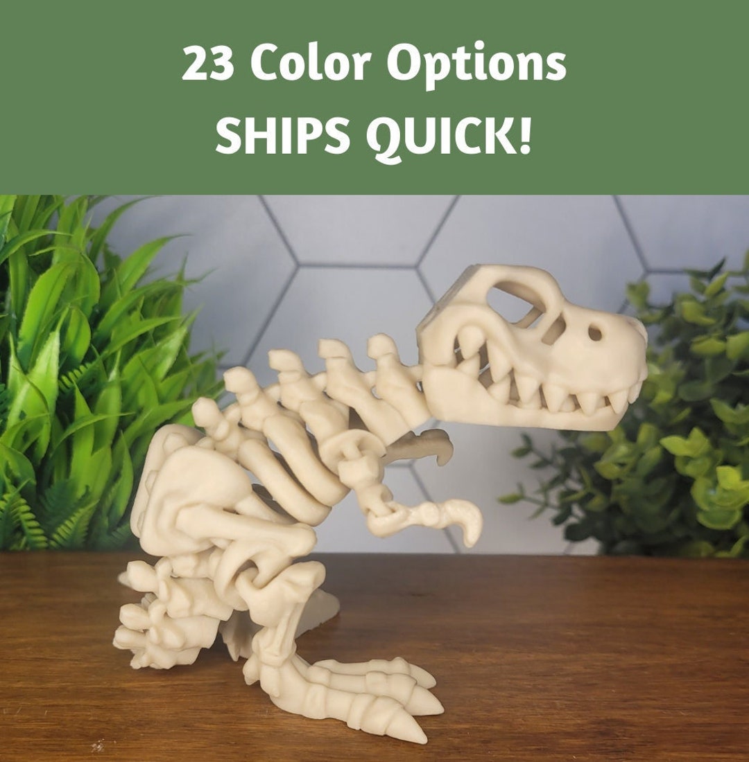 Articulated T-rex Flexi Fidget Toy | at Keyboard Fidget Toy | Office ...