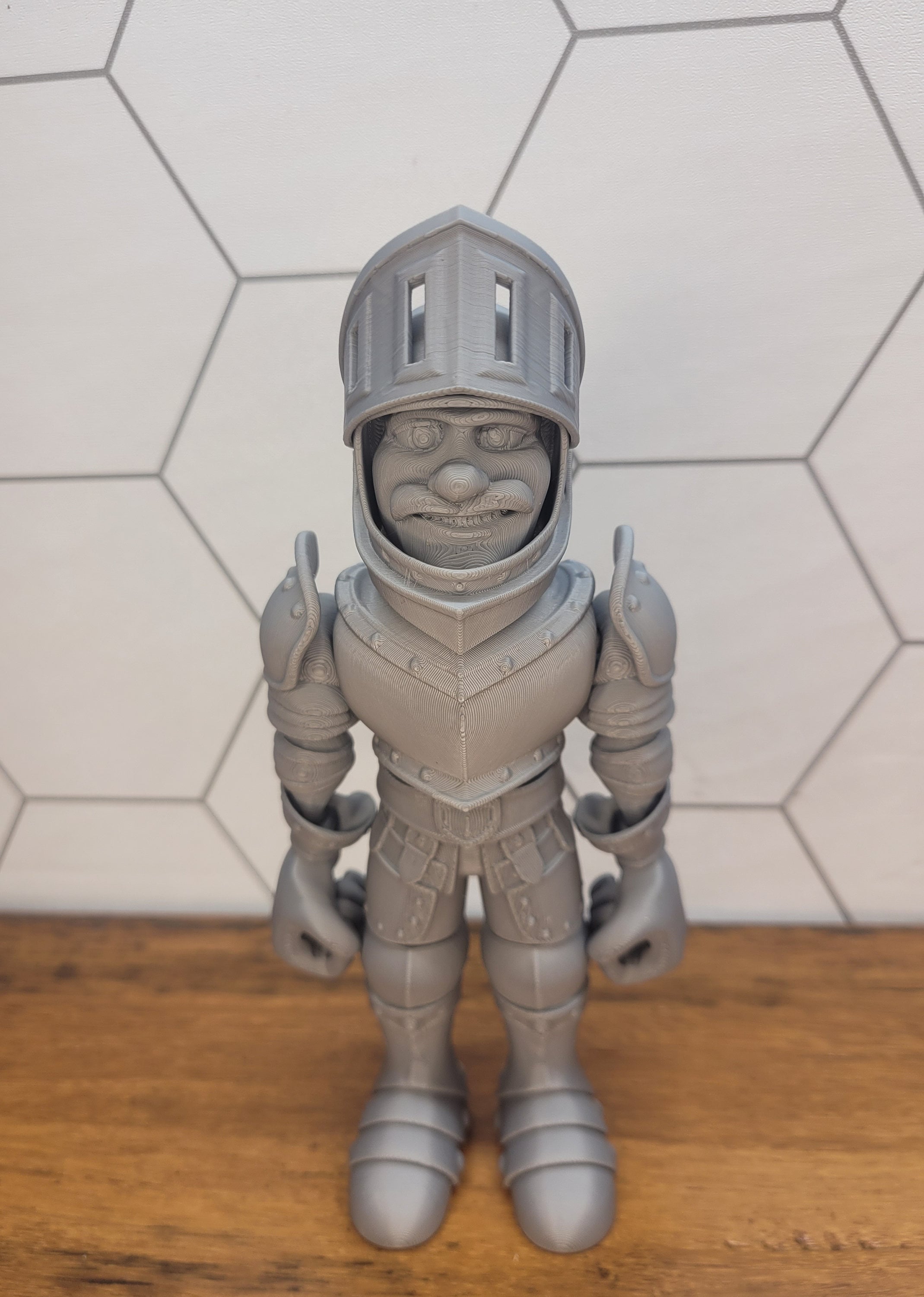 3D Printed Articulated Flexi Knight High Quality Castle Knight Homemade ...