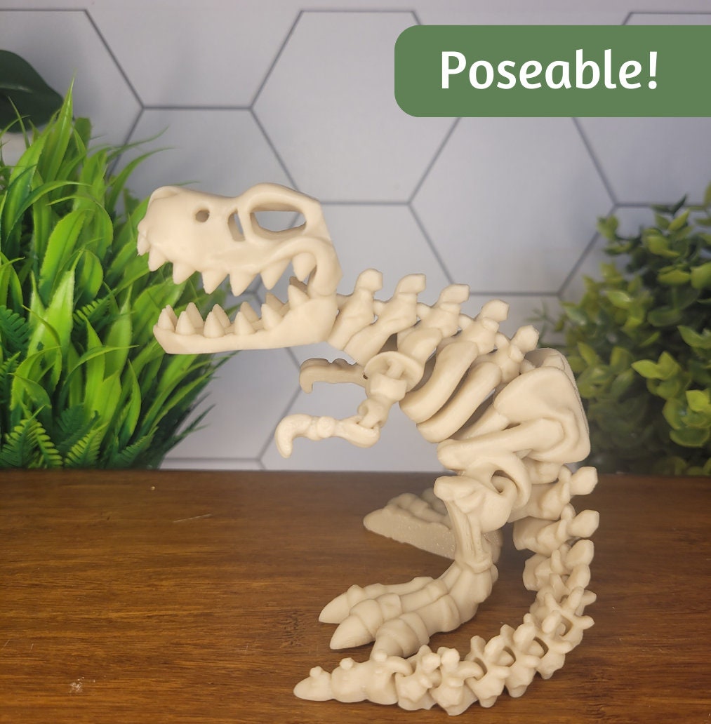 Articulated T-rex Flexi Fidget Toy | at Keyboard Fidget Toy | Office ...