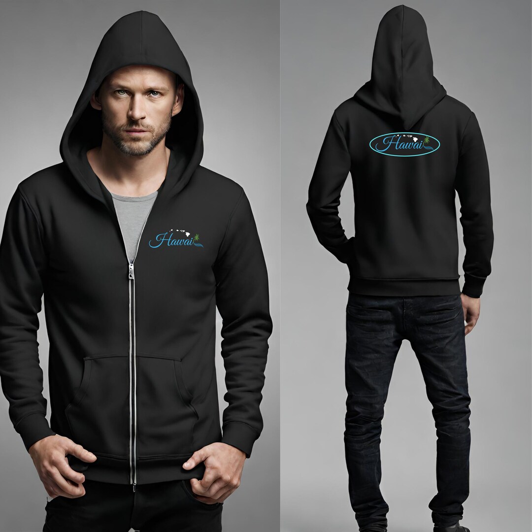 Hawaii Jacket With Island Vibes, Hawaiian Islands Palm Tree Jacket ...