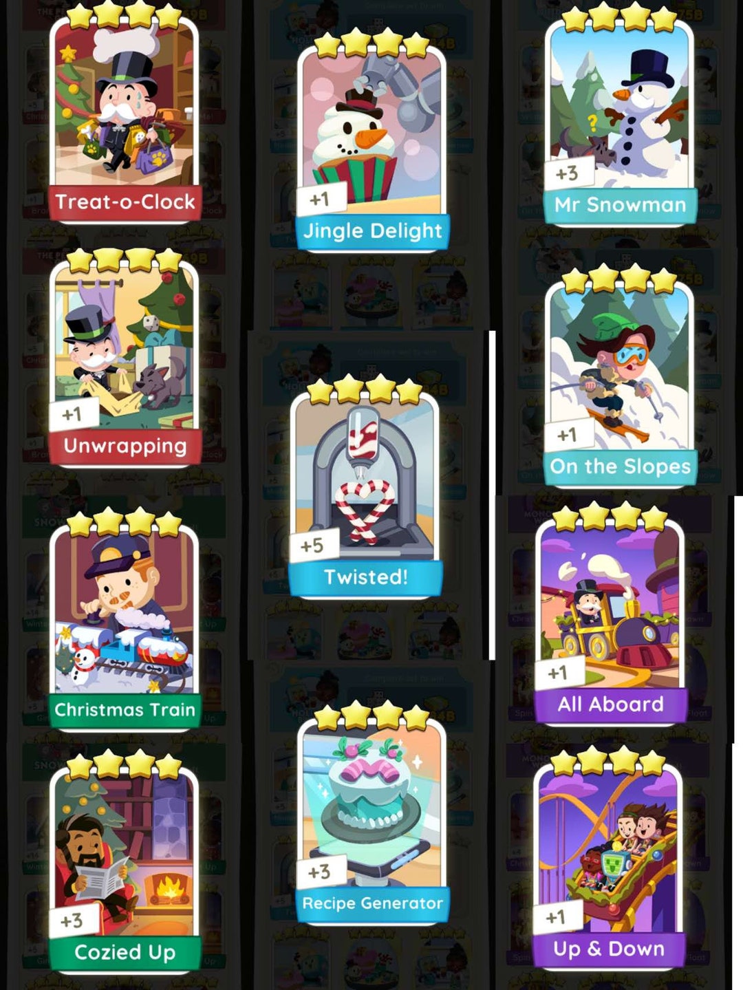 Monopoly Go Cards 4 Stars choose per 2 NO Farewell - Etsy