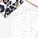 24 Hour Daily Planner Printable, Daily Hourly Planner, Everyday Planner ...