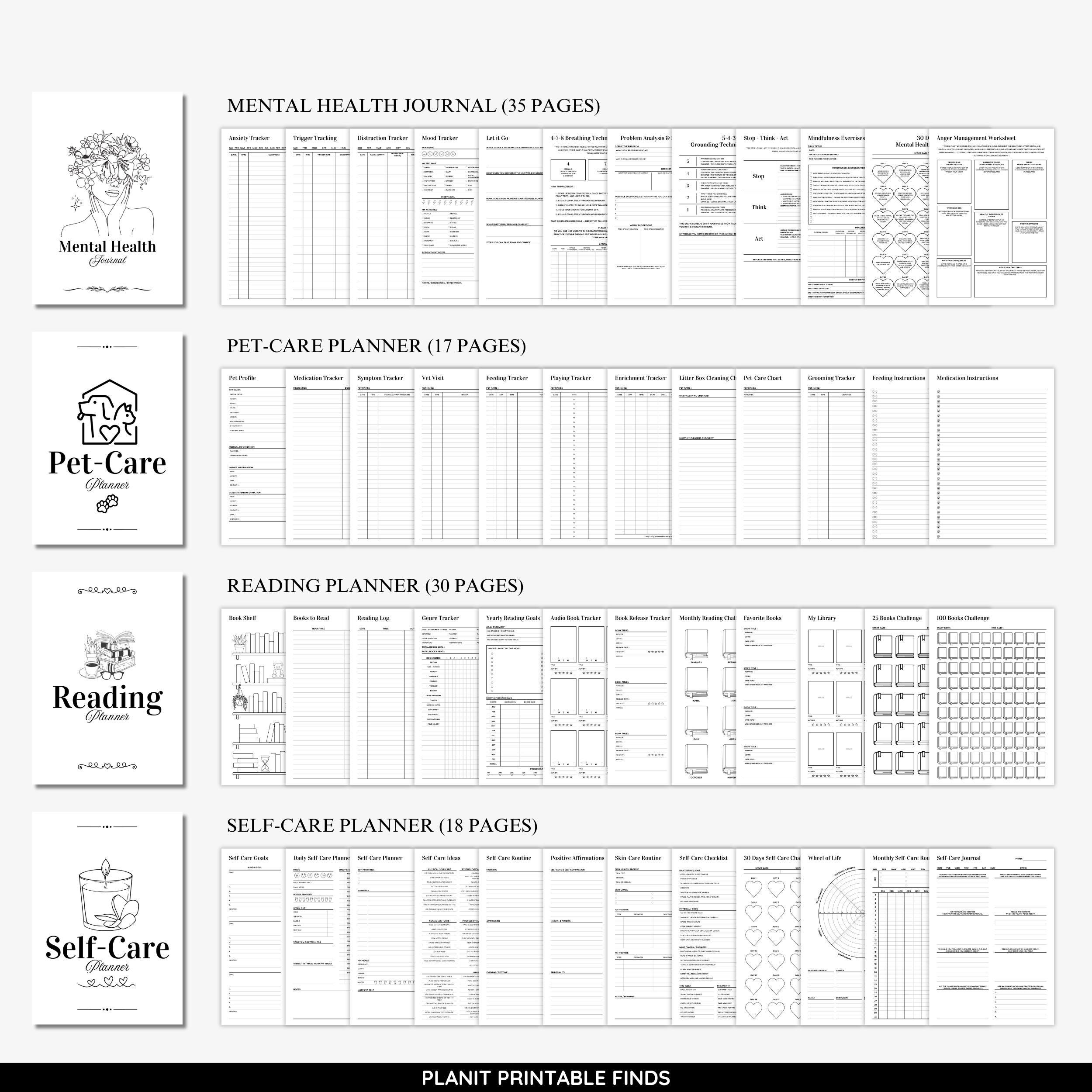 Ultimate ADHD Planner Bundle Printable All in One Ultimate Life Binder ...