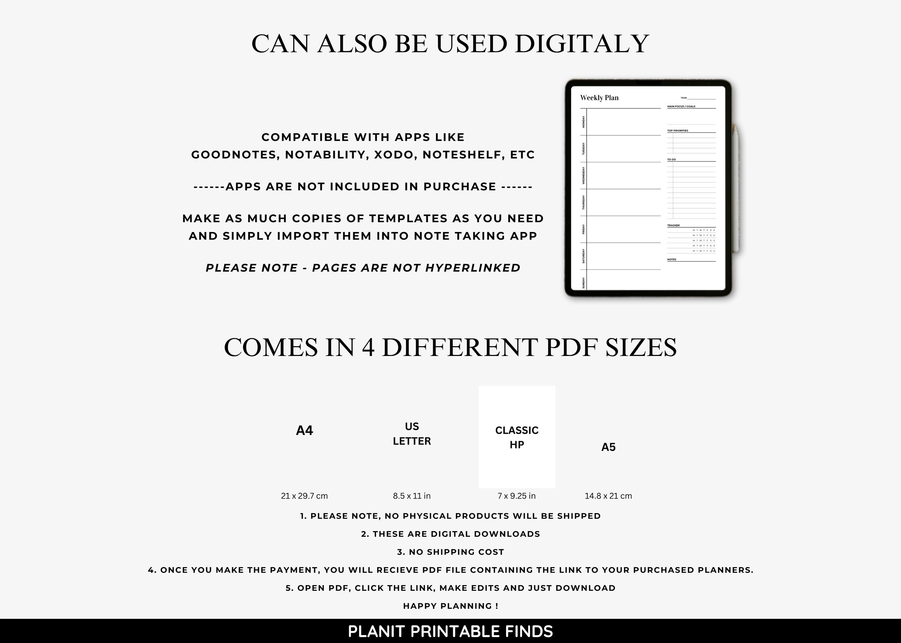 Ultimate ADHD Planner Bundle Printable All in One Ultimate Life Binder ...