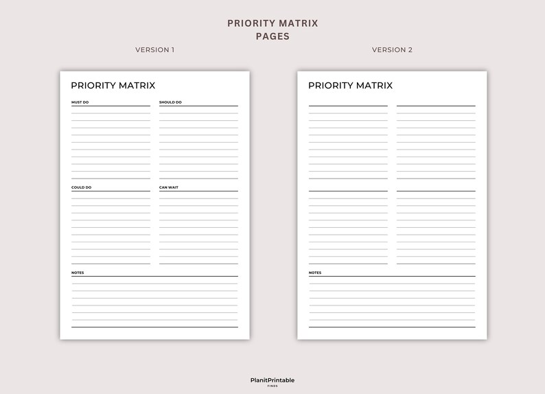Printable Brain Dump Template Bundle, ADHD Daily Planner, to Do List ...