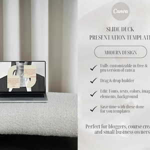 Canva Presentation Template for Coaches | Webinar & Masterclass Slide ...