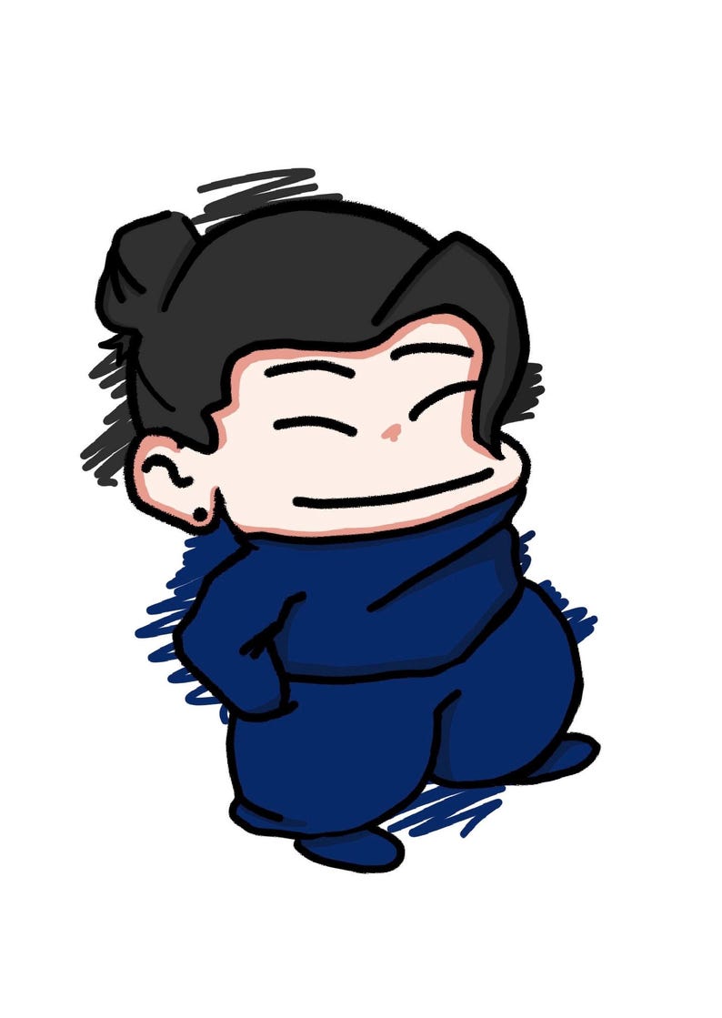 JJK Cute Stickers - Etsy