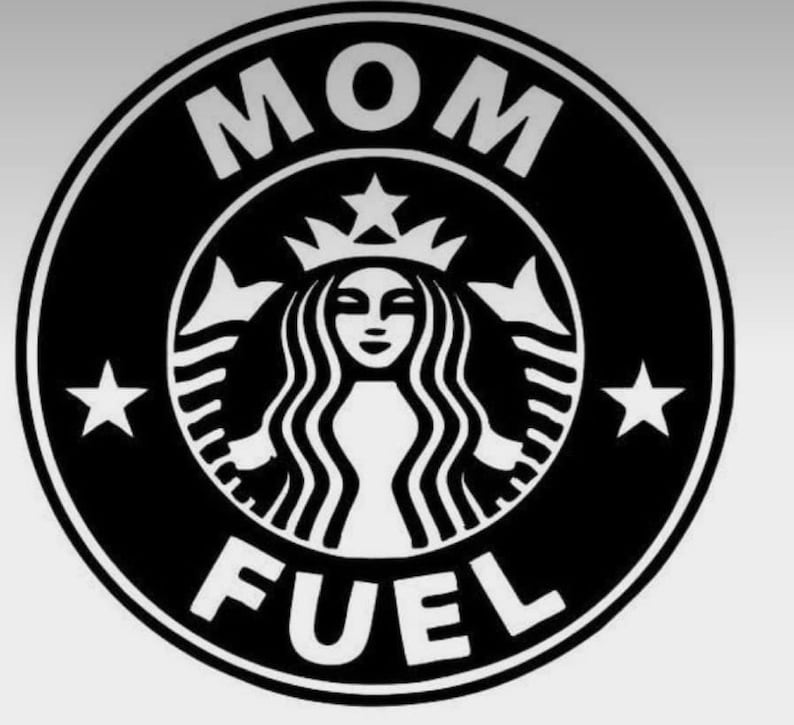 Mom Fuel Cup Decal - Etsy