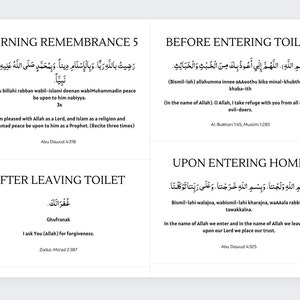 Dua Cards- 30+ Islamic Muslim Dua, Dhikr and Supplication PRINTABLE PDF ...