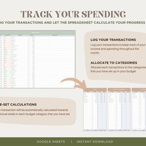 Simple Budget Template for Google Sheets: Personal Finance Tracker ...