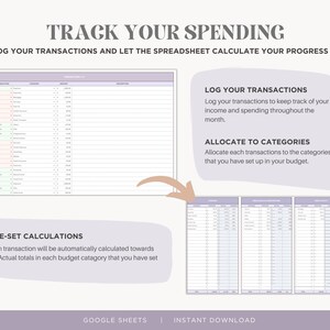 Simple Budget Template for Google Sheets: Personal Finance Tracker ...