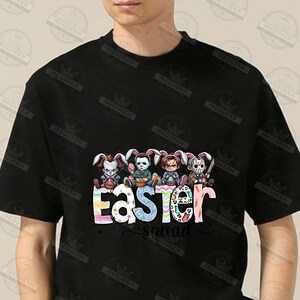 Killer Easter Squad Png, Horror Movie Png, Retro Easter Png, Easter ...