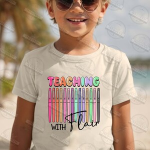 Teaching With Flair Png, Teacher Png, Flair Pens Teacher Gift Shirt ...