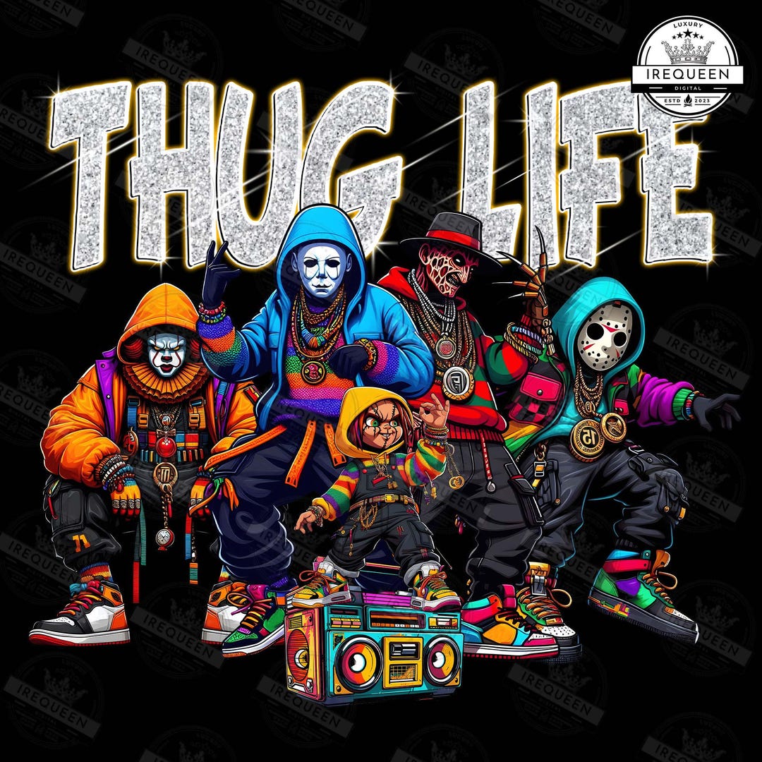 Killer Character Png, Thug Life Png, Horror Png, Spooky Season Png ...