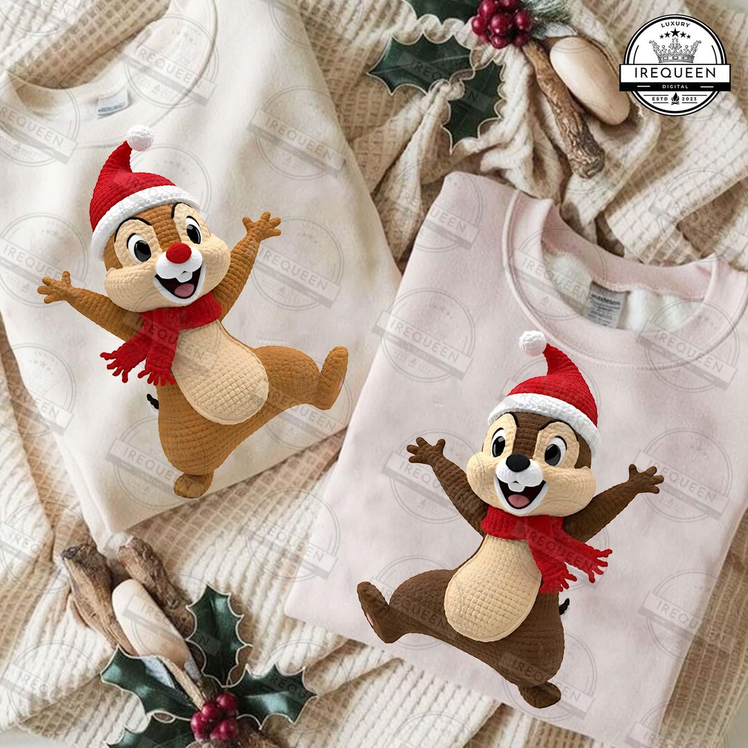 Chipmunk Latch Hook Yarn Crochet Png, Preppy Knitting Christmas ...