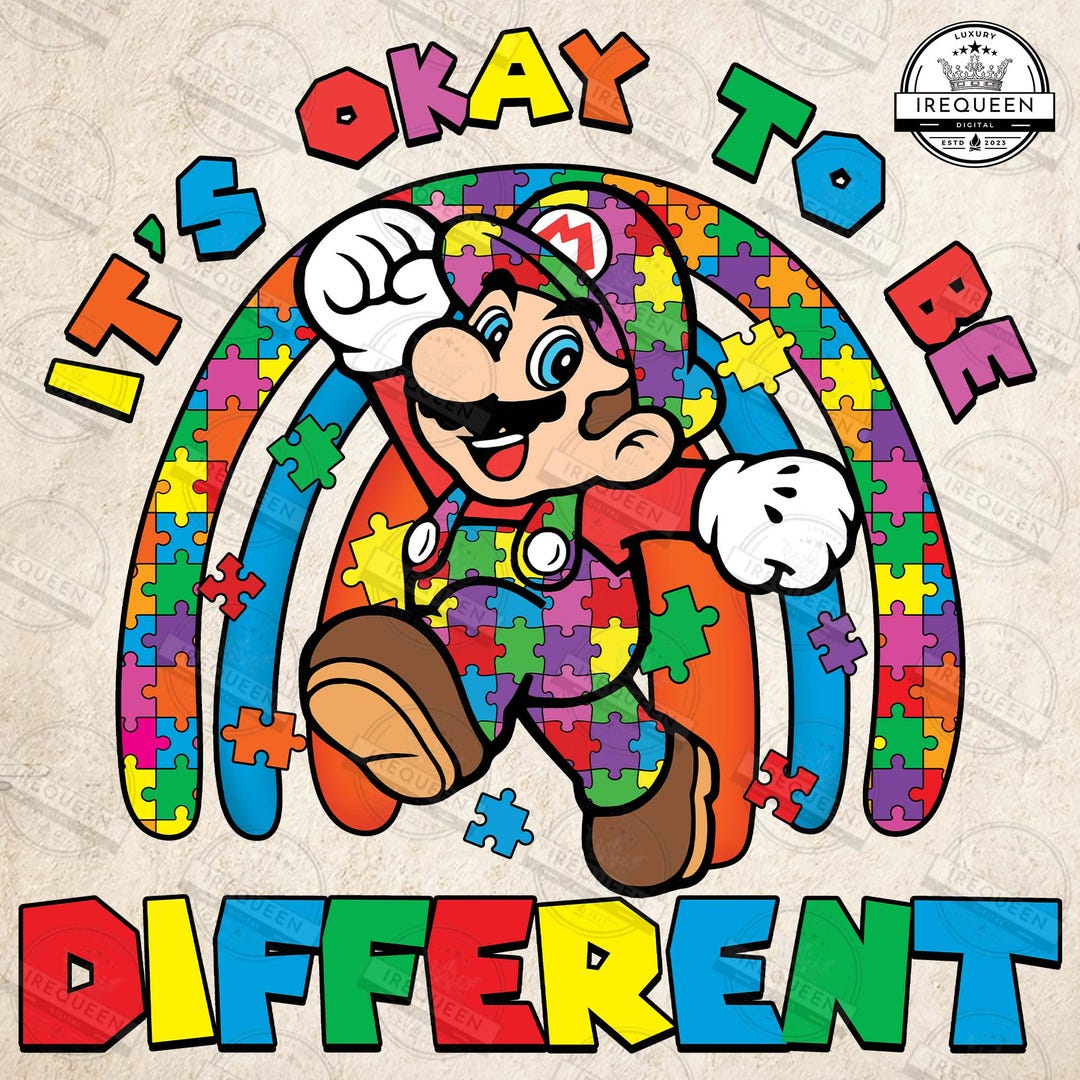 It’s Okay to Be Different Super Autism Png, Autism Awareness Png ...