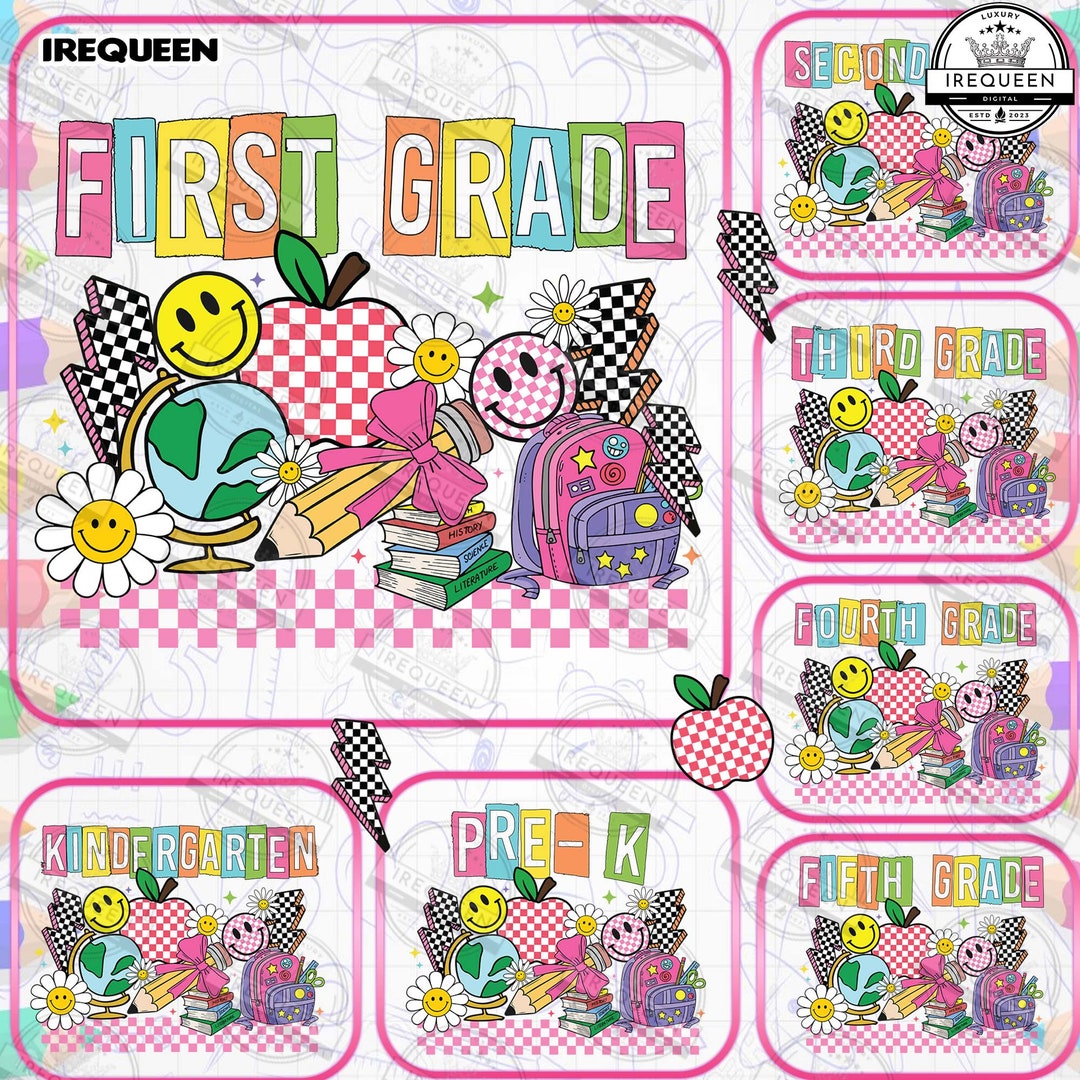 Back to School Grade Bundle Png, Teacher Appreciation, Teacher Png ...