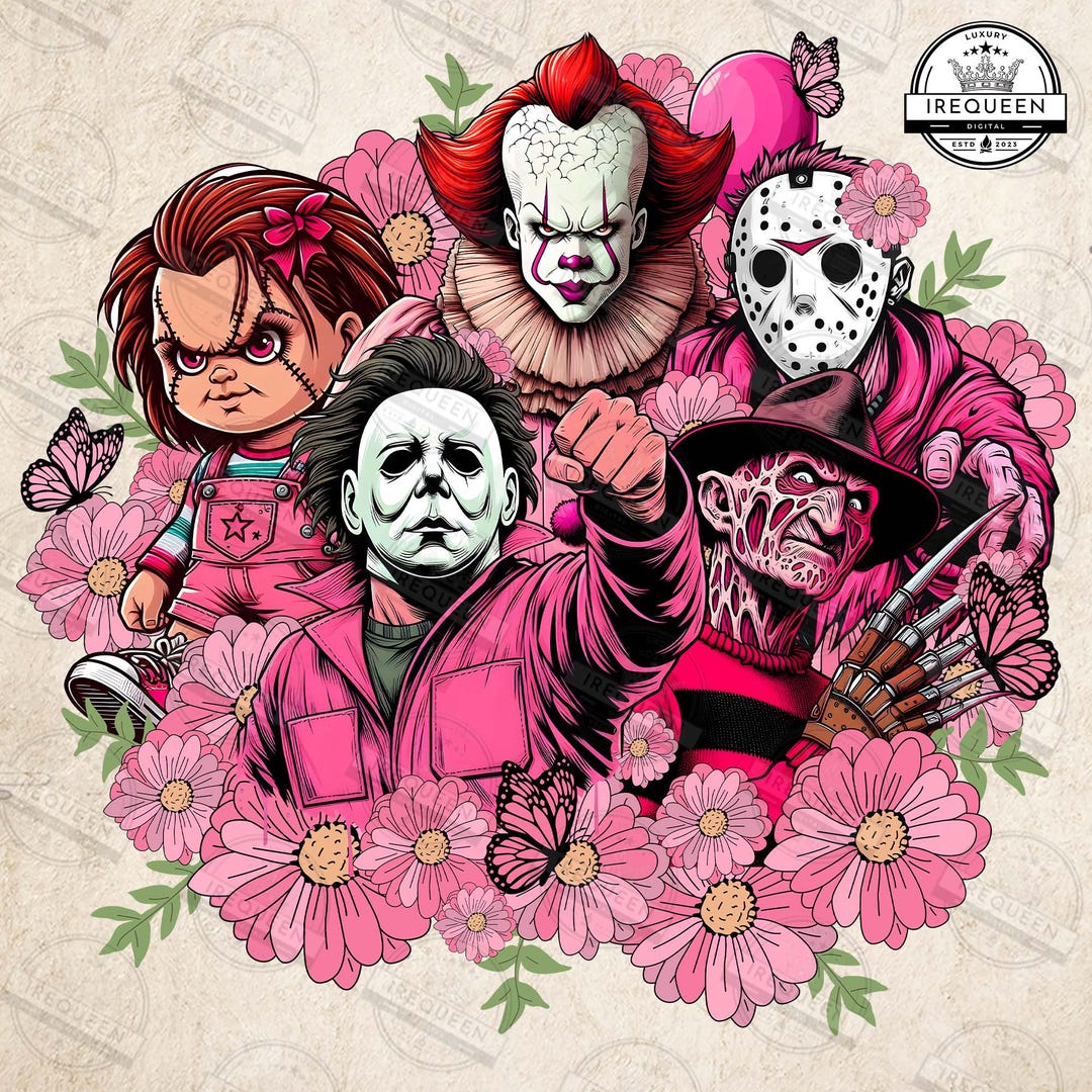 Pink Halloween Png, Movie Killers Png, Scary Halloween Movie Png ...