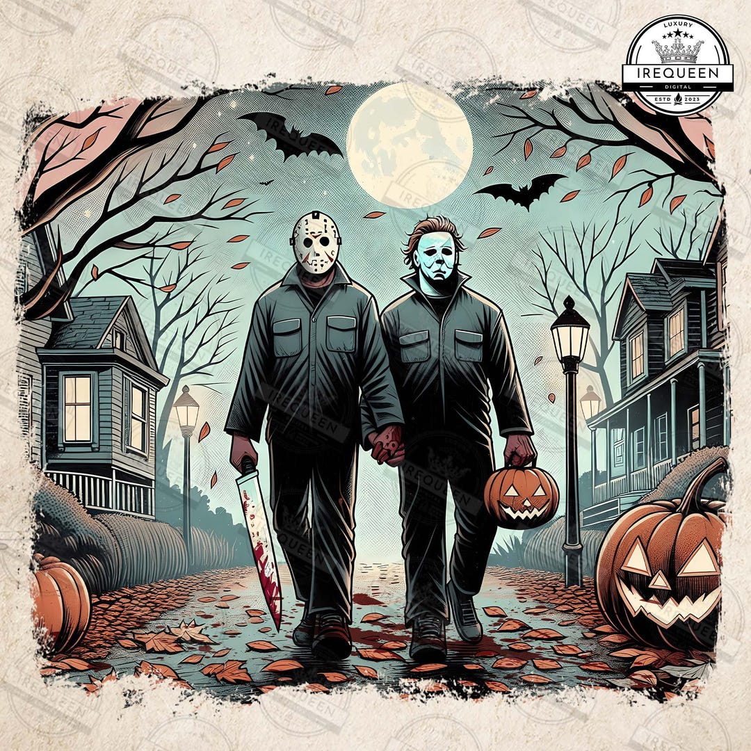 Friends Horror Movie Png, Retro Halloween Png, Movie Killer Png, Scary ...