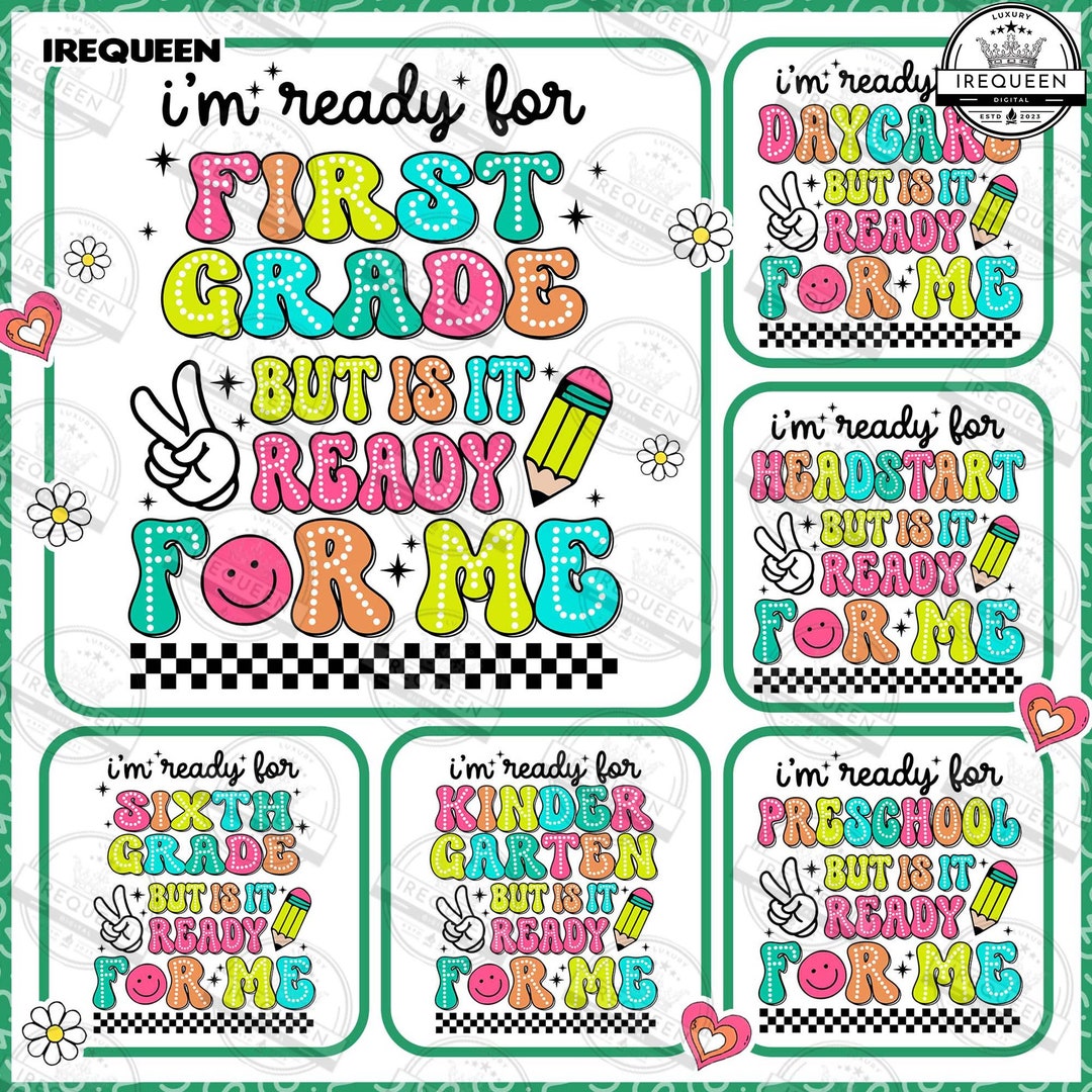Back to School Grade Bundle Png, School Grade Png, Bright Dot Png ...