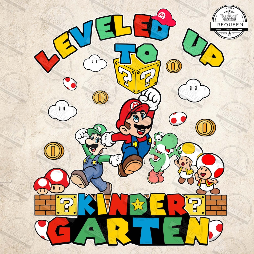 Level up to Kindergarten Png, Game Lover Kid Png, First Grade Png, Teacher Gift Png ...