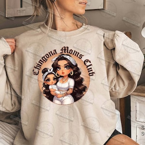5 Mama Chingona Chicana Mom Png Bundle, Chibi Style Latina Mother's Day ...