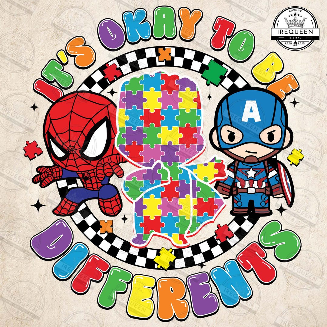 It’s Okay to Be Different Png, Autism Awareness Png, Autism Puzzle Png ...