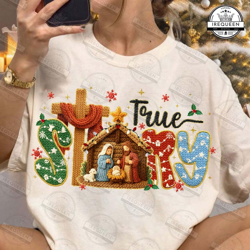 Faux Yarn True Story Christmas - Etsy