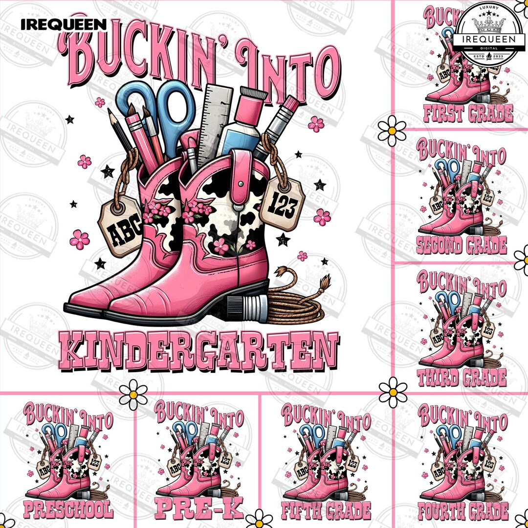 Western Back to School PNG Bundle, Western Teacher PNG, Western School ...