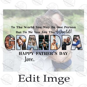 Customize Grandpa Pictures Canva Template, Happy Father’s Day Png, Gift ...