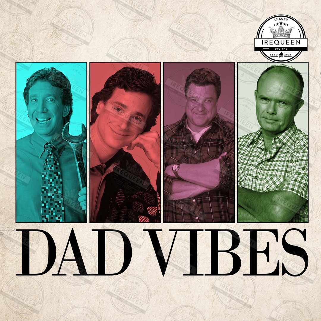 Dad Vibes Png, Happy Fathers Day Png, Papa Vibes Png, Retro Dada Shirt ...