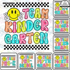 Back to School Grade Bundle Png, School Grade Png, Bright Dot Png, Team ...