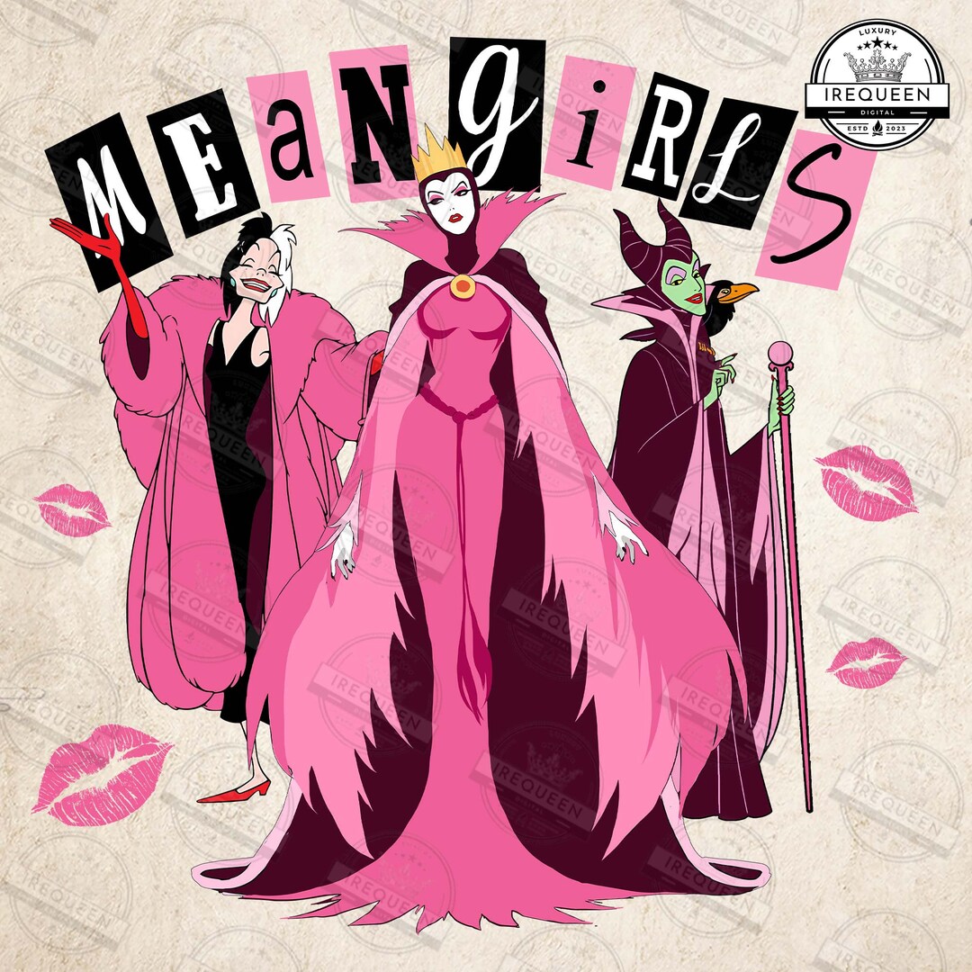 Mean Witches Villains Png , Retro Halloween Costume Png, Villains ...