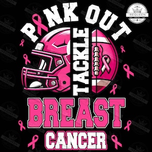 Breast Cancer Football Pink Out Png, American Football Png, Sport Pink ...