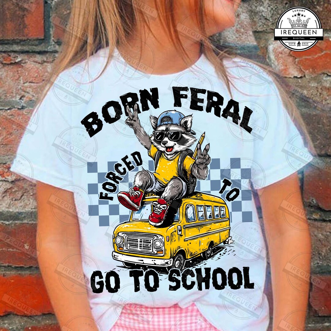 Born Feral Png, Forced to Go to School Png, Raccoon Png , Back to ...