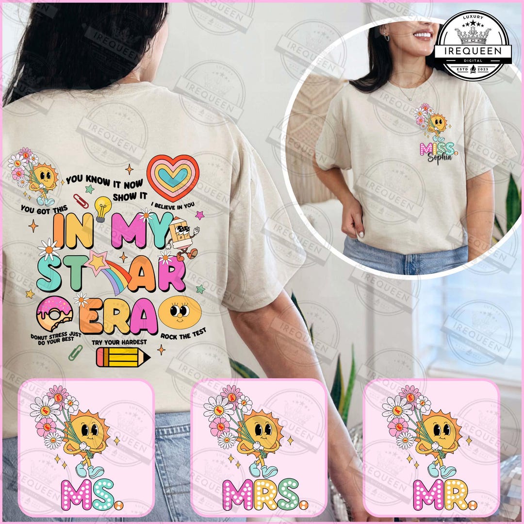 Custom in My Staar Era Png, Custom Teacher Testing Day Png, Staar ...