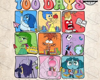 Happy 100 Days of School Png, 100 Days of School Png, 100 Days of ...