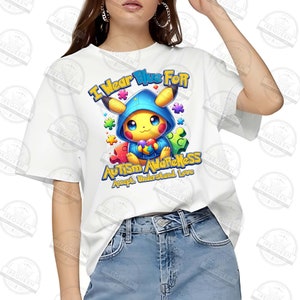 Autism Anime Character Png, I Wear Blue for Autism Awareness Png ...