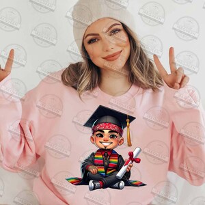 5+ Boy Para Mi Familia Chicano Png Bundle, Graduation Chibi Style Png ...