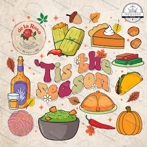 Autumn Tis the Season Png, Mexican Fall PNG, Spanish Fall Png, Tamale ...
