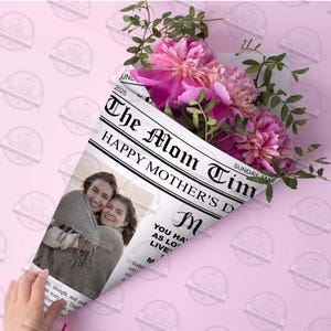 Editable Mothers Day Newspaper Canva Template, Printable Mothers Day ...