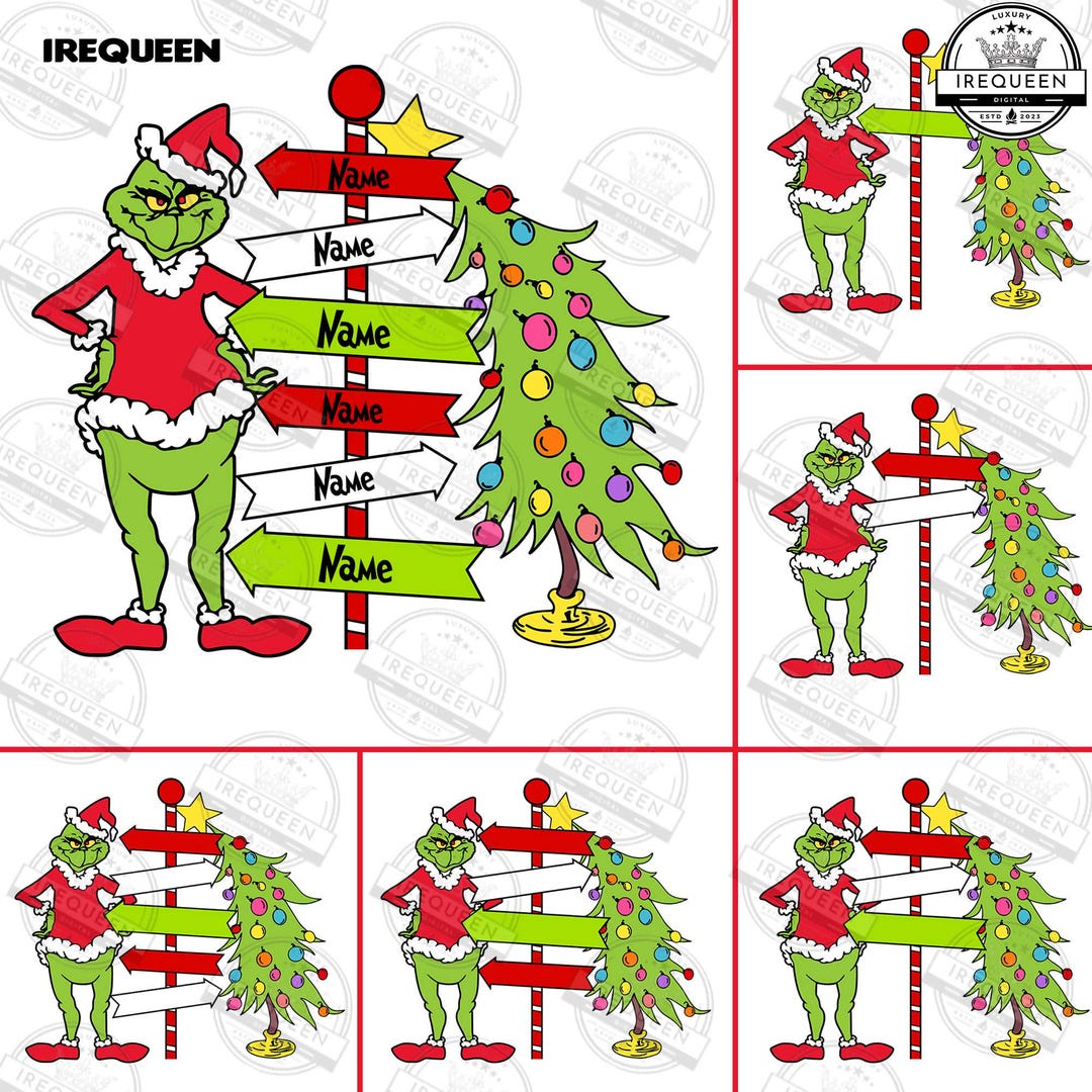 Custom Christmas Mean Guy Png Bundle, Christmas Mama Png, Christmas ...