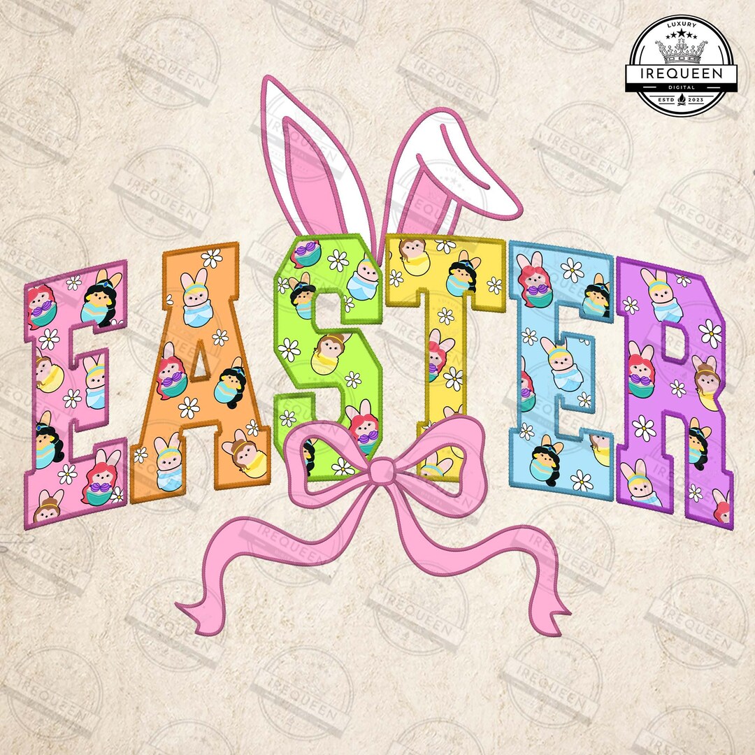 Princess Characters Png, Easter Kids Shirt Png, Happy Easter Png ...