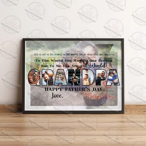 Customize Grandpa Pictures Canva Template, Happy Father’s Day Png, Gift ...